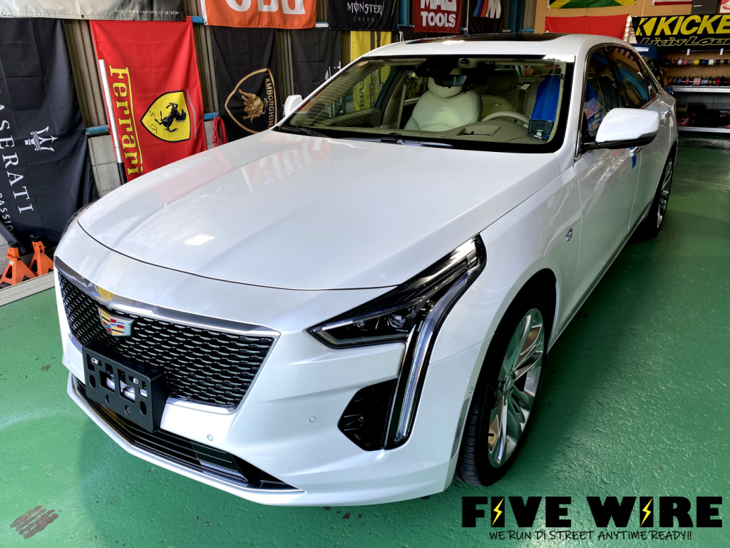 新車キャデラックCT6にTV＆AUXキャンセラー！ | 大阪FIVE WIREオフィシャルブログ