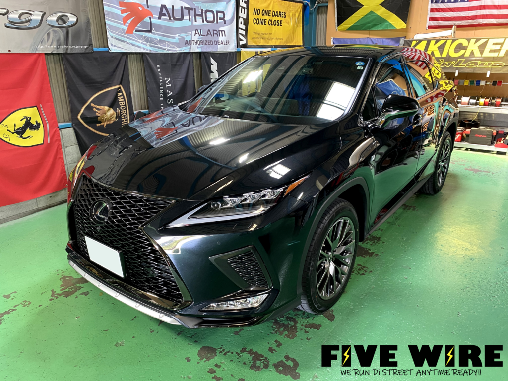 レクサスRX300にIGLA＆KEYLESS BLOCK！ | 大阪FIVE WIREオフィシャルブログ